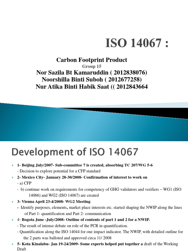 Carbon Footprint Product | PDF | Greenhouse Gas | International ...