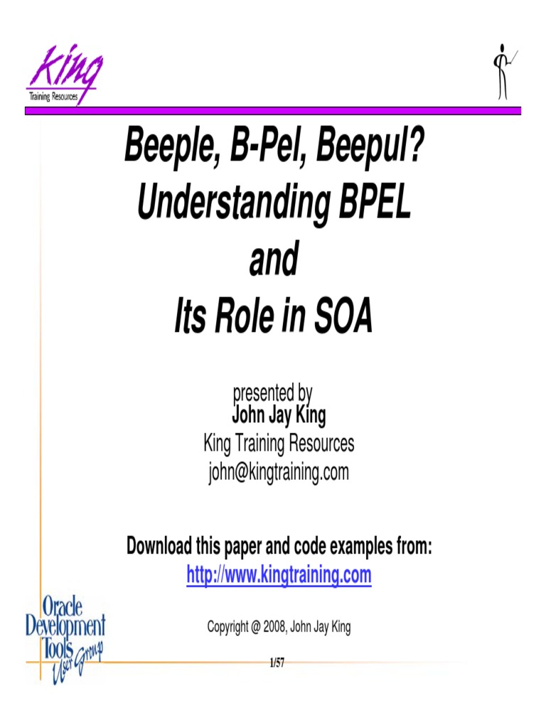 Beeple, B-Pel, Beepul? Understanding BPEL and Its Role in SOA | PDF ...