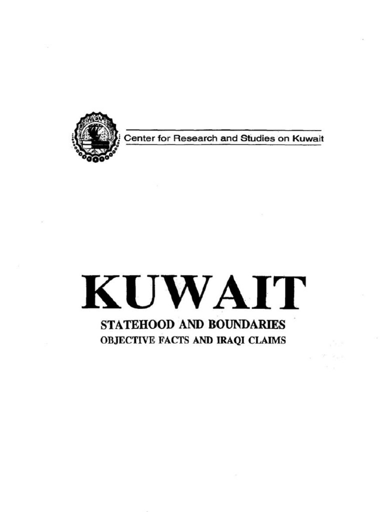 Kuwait Statehood and Boundaries | PDF