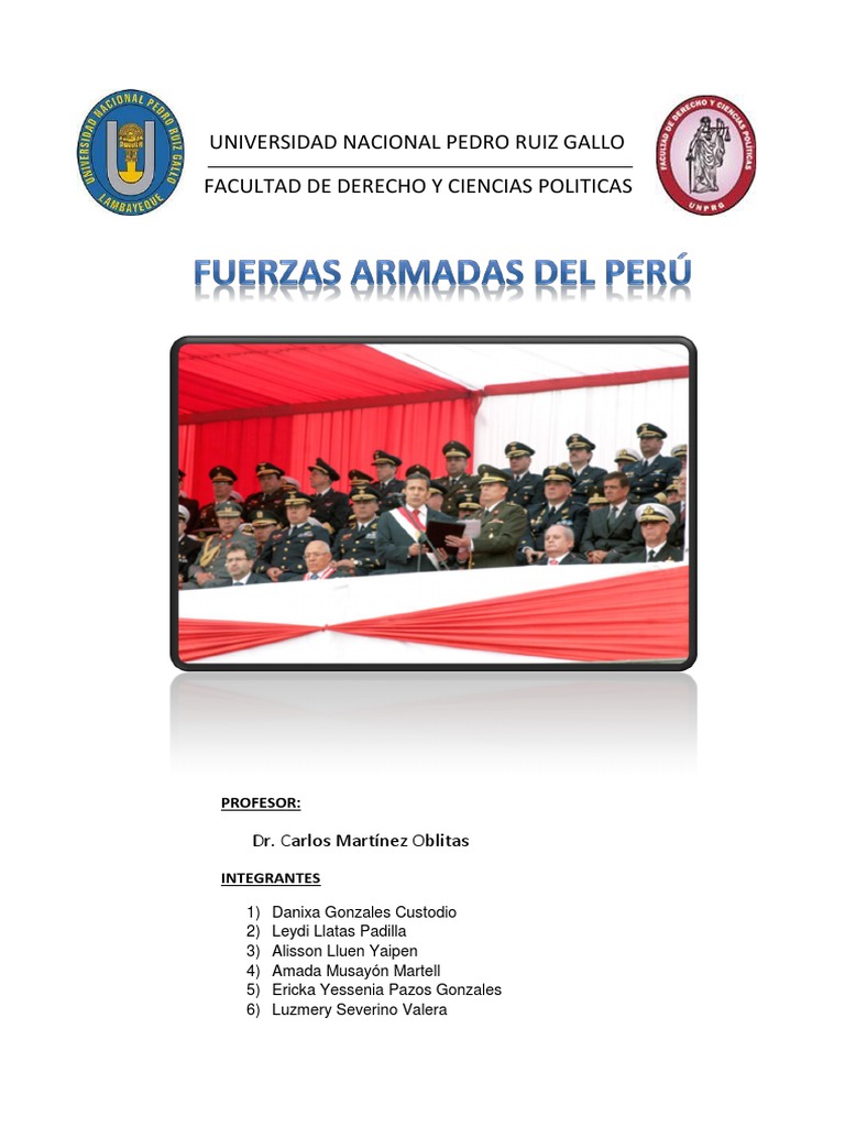 Fuerzas Armadas Del Peru | PDF | Militar | Perú