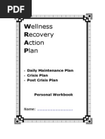 Wellness Recovery Action Plan Guide | PDF | Recovery Approach | Mental ...