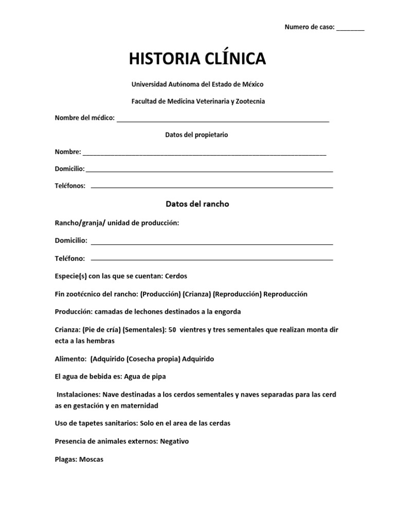 HISTORIA CLÍNICA | Enfermedades y trastornos | Medicina CLINICA | Prueba gratuita de 30 días ...