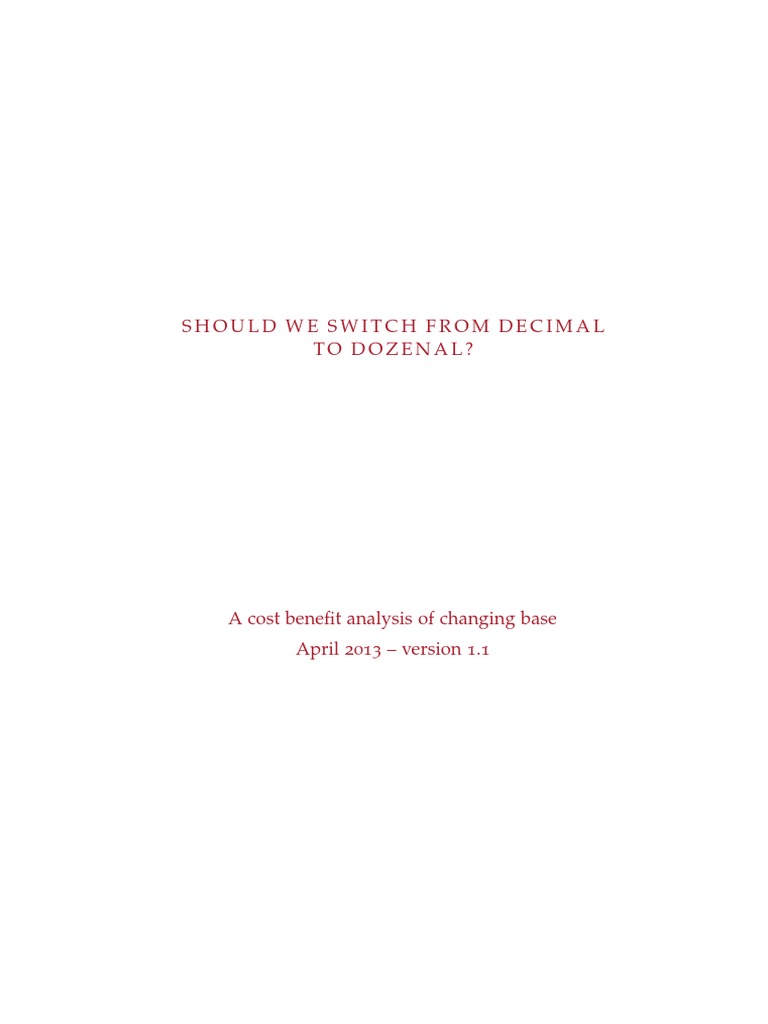 Dozenal | PDF | Numbers | Lexicology