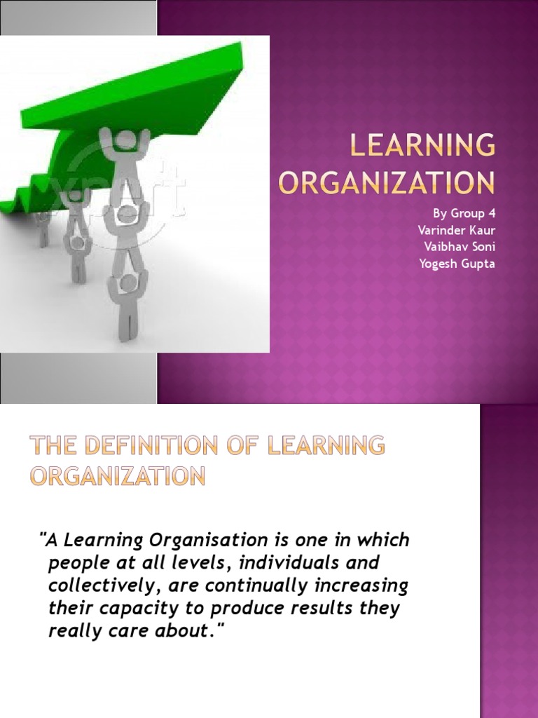 Learning Organization 1 | PDF | Goal | Learning