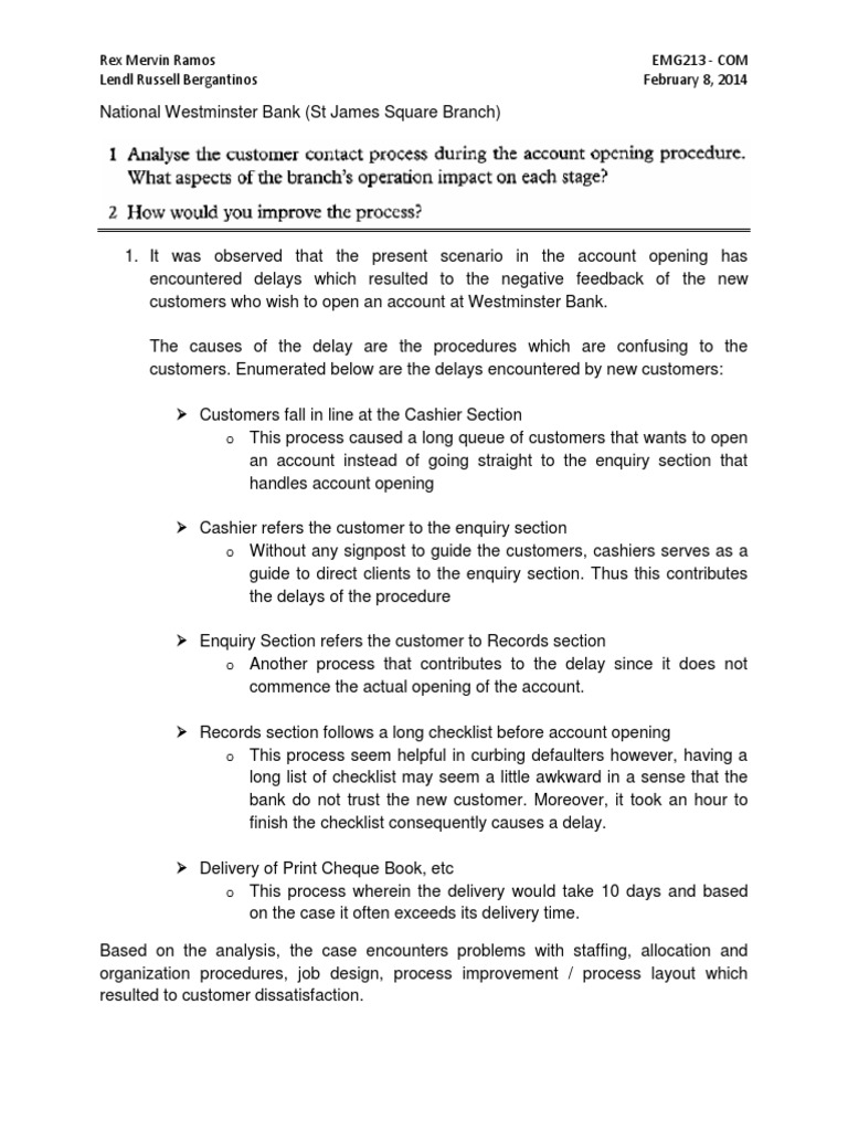 National Westminster Bank | PDF | Business