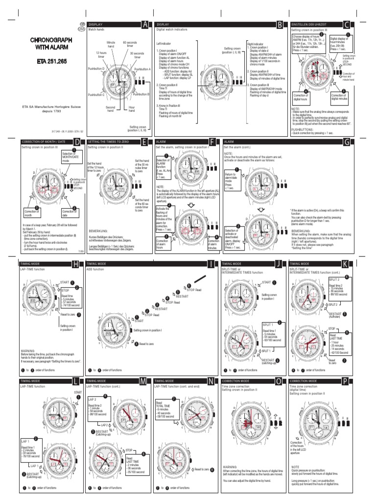 Certina DS Pilot | PDF | Watch | Portable Tools