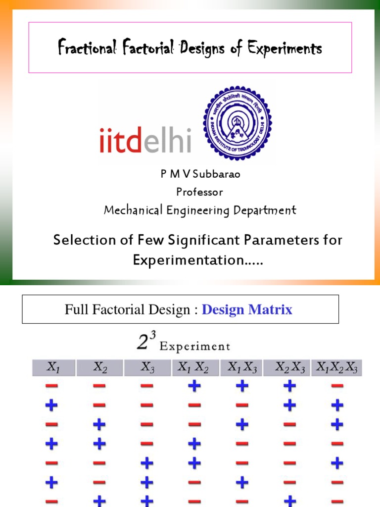 Fractorial Design For Computers | PDF | Design Of Experiments | Experiment