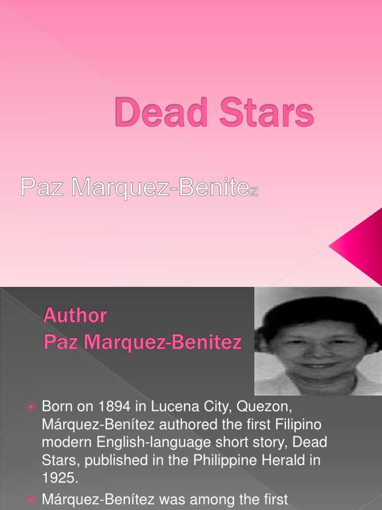 Phil - Lit. - Dead Stars - Paz Marquez Benitez | PDF