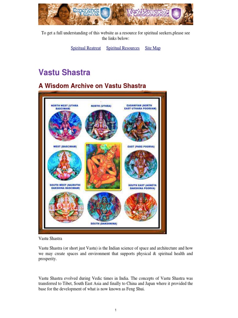 Vastu Shastra | PDF | Spirituality | Indian Religions