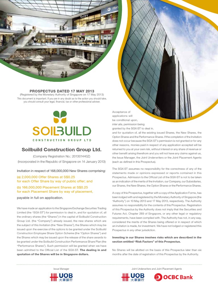 Soilbuild Construction Group Ltd. | PDF