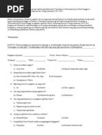 SURVEY QUESTIONNAIRE Tagalog Pure | PDF