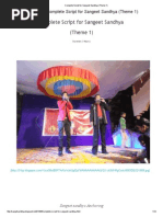 Sangeet Sandhya Anchoring | PDF