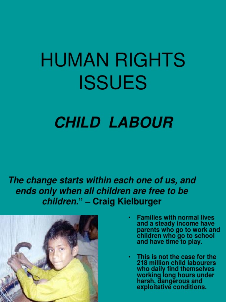 Child Labour Presentation | PDF
