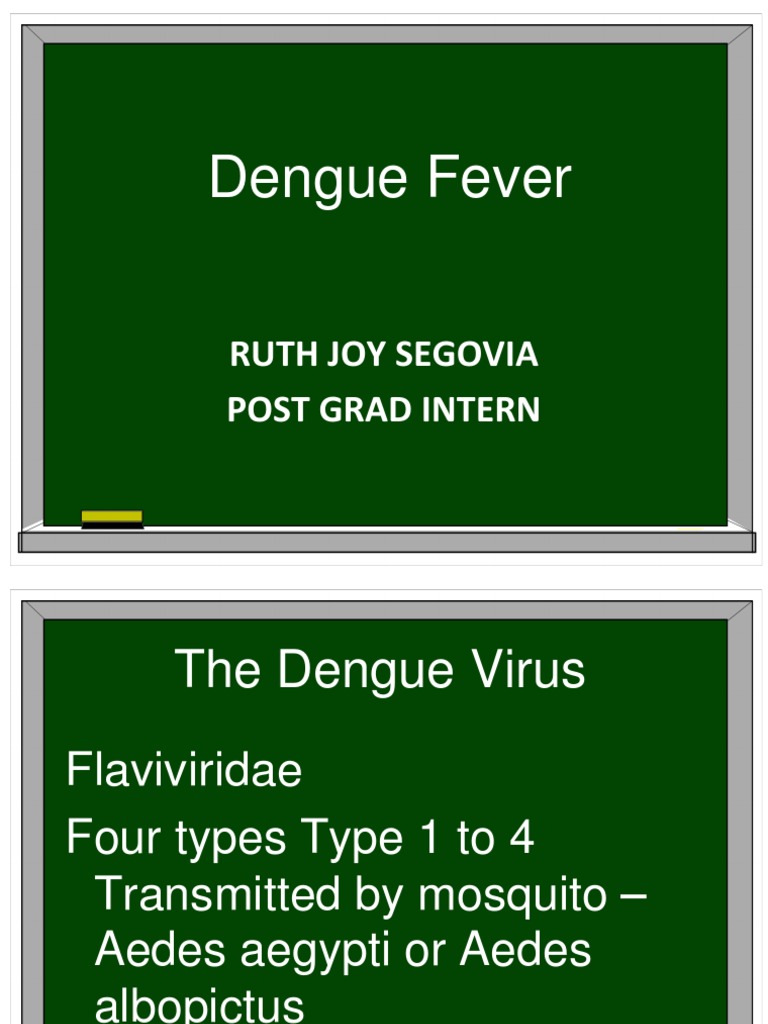 Dengue Report | PDF | Mosquito | Fever