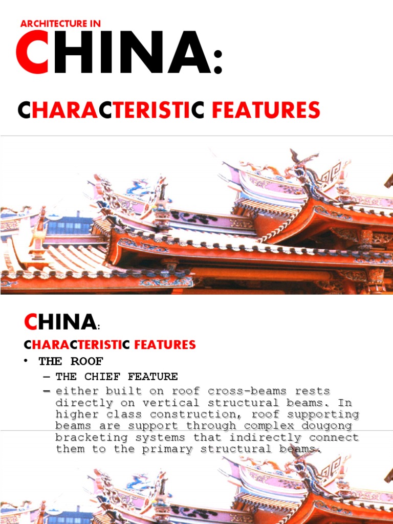 Chinese Architectural Features | PDF | Art