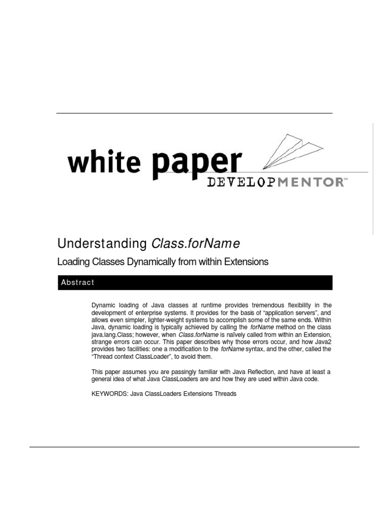Understanding Class - Forname | PDF | Java Virtual Machine | Java (Programming Language)