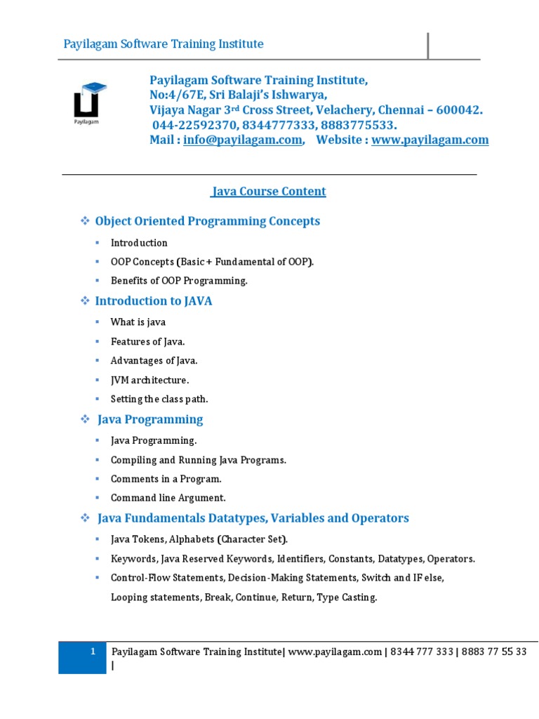 Java & J2EE Course Overview | PDF | Java Server Pages | Java Servlet