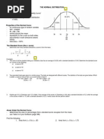Normal Distributions Worksheet 3 | PDF | Standard Deviation | Normal ...