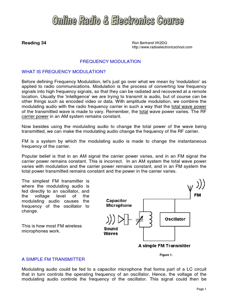 Frequency Modulation | PDF