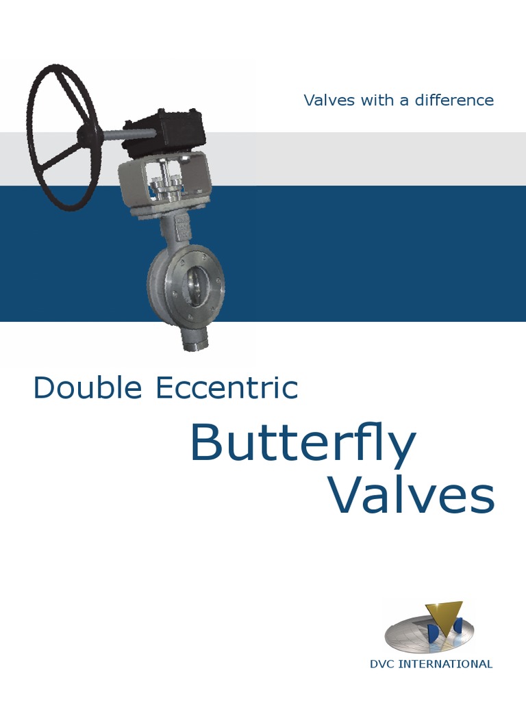 Double Eccentric Butterfly Valves R1 | PDF | Valve | Building Engineering