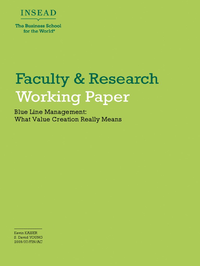 Blue Line Management | PDF | Stocks | Forecasting