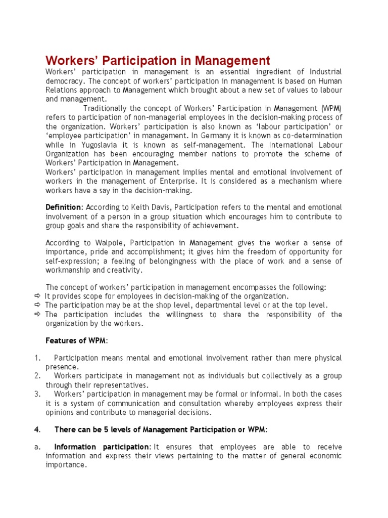 Workers | PDF | Employment | Board Of Directors