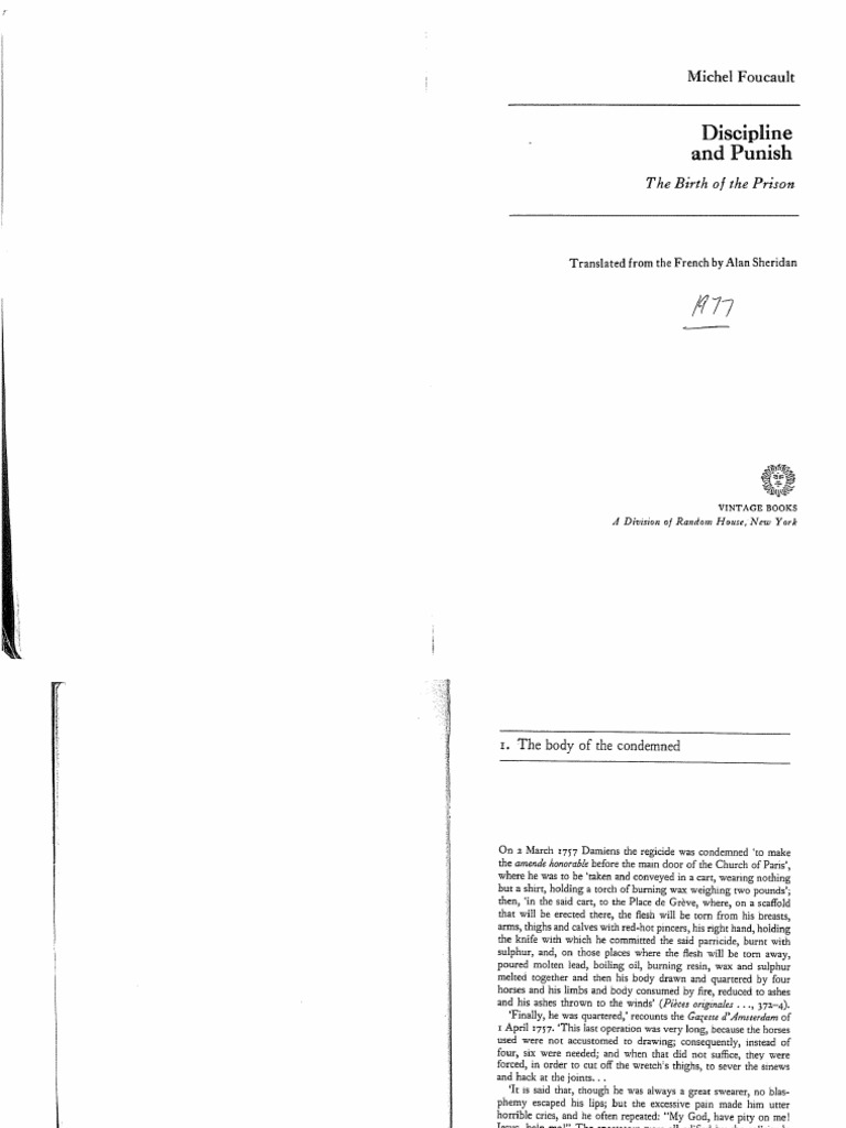 Foucault-Discipline and Punish | PDF