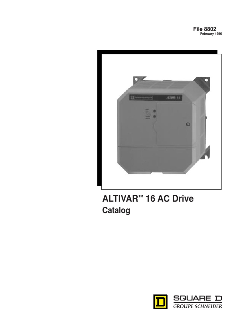 Altivar 16 Manual | PDF | Electromagnetic Interference | Power Supply