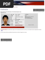 Nonimmigrant Visa - Confirmation Page | PDF | Travel Visa | Fingerprint