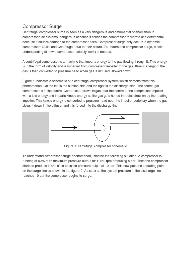 Compressor Surge | PDF | Chemical Equipment | Gas Compressor
