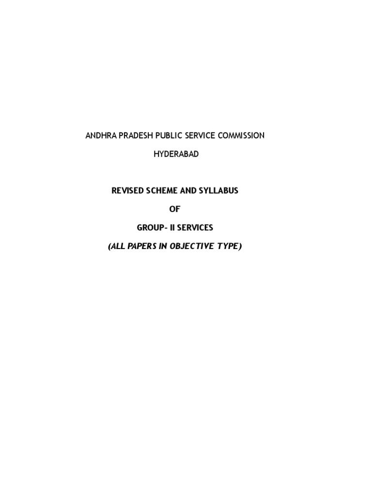 Appsc group-II Syllabus | PDF | Economic Growth | Gross Domestic Product