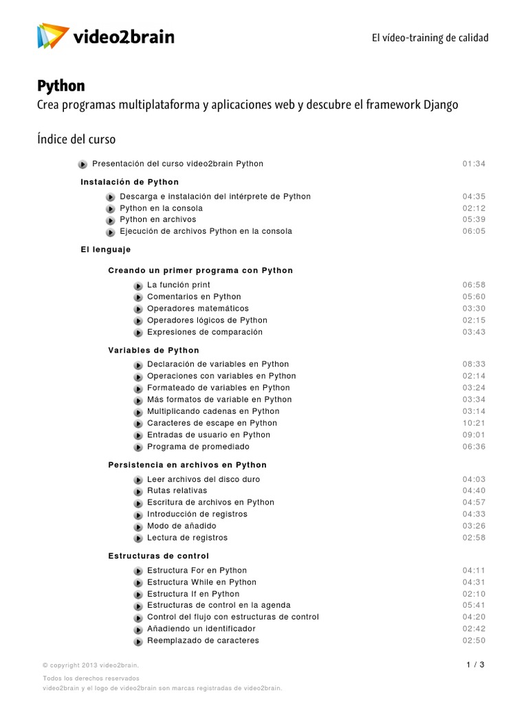 Python Toc PDF | PDF | Python (lenguaje de programación) | Programación de computadoras