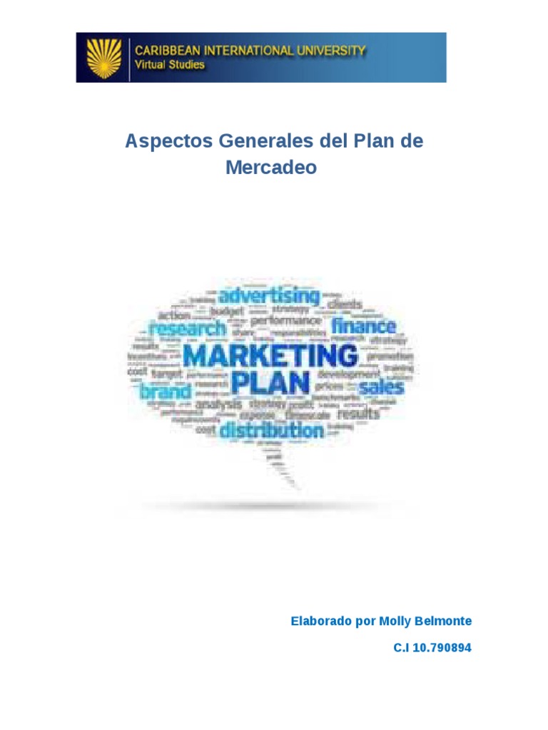 CIU Plan de Mercadeo | PDF | Marketing | Economias