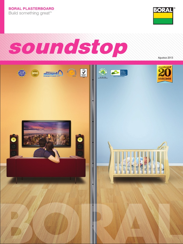 Papan Gipsum Soundstop untuk Akustik | PDF