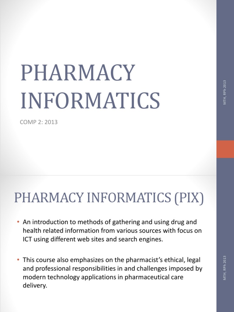 Concept of Medication Information and Its Evolution | PDF
