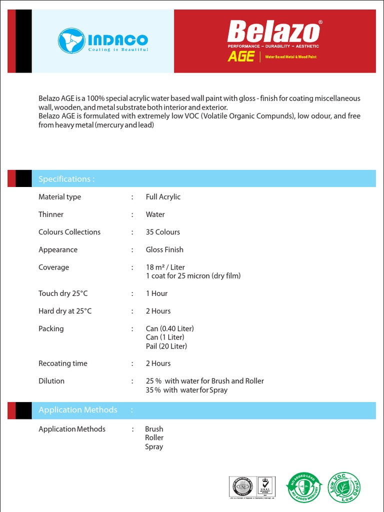 Belazo AGE | PDF