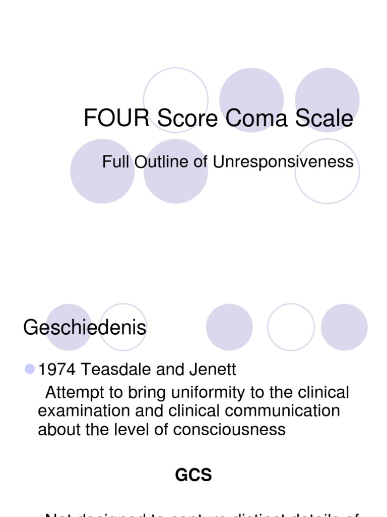 FOUR Score Coma Scale | PDF | Coma | Medical Specialties