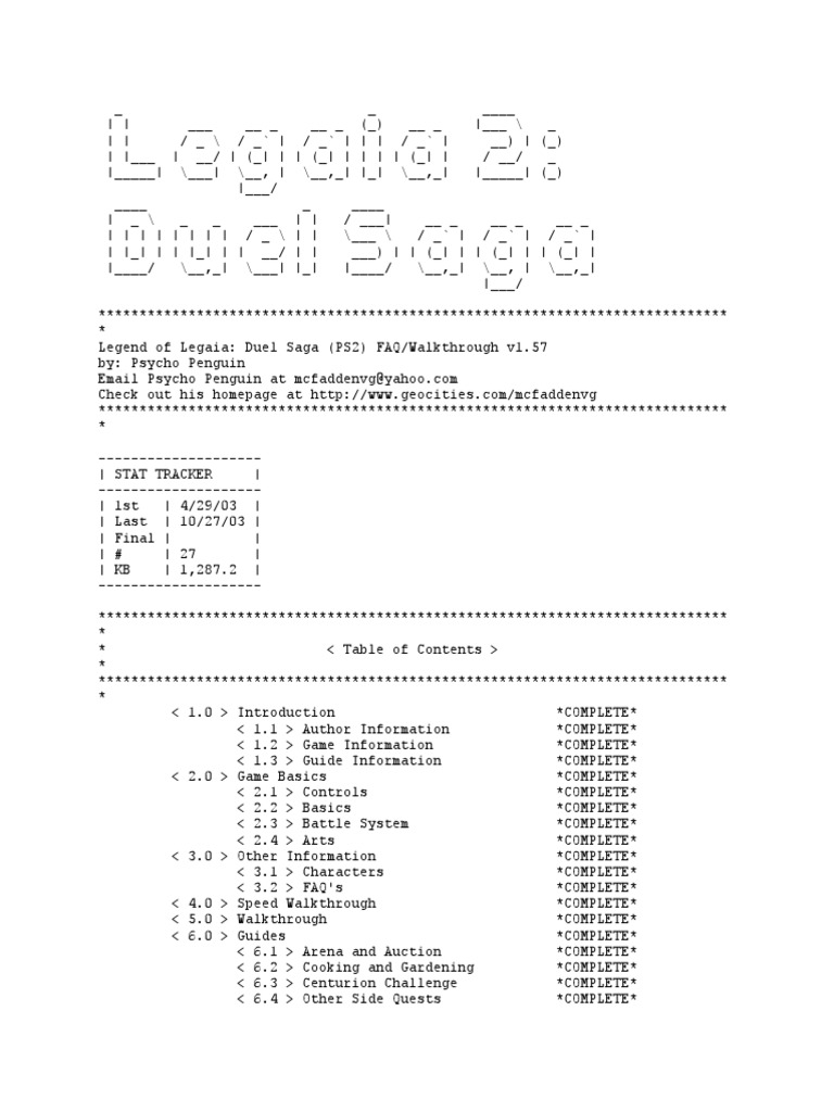 Legaia 2: Duel Saga Complete Guide | PDF | Gaming | Video Games