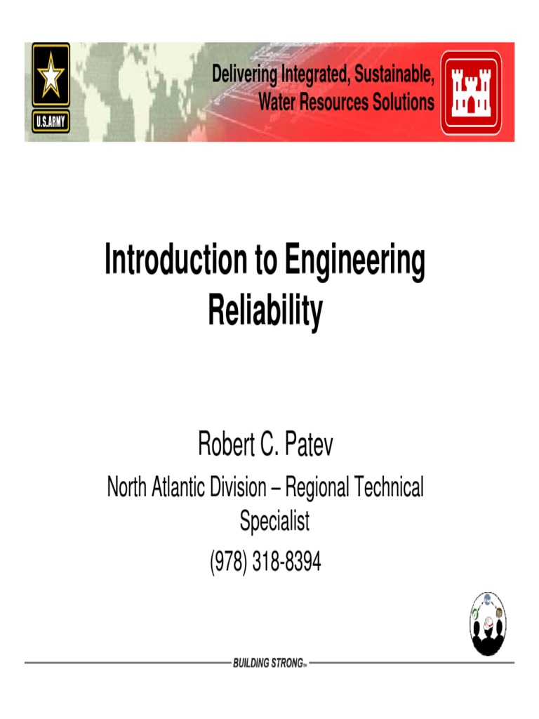 Introduction To Engineering Reliability Engineering Reliability ...