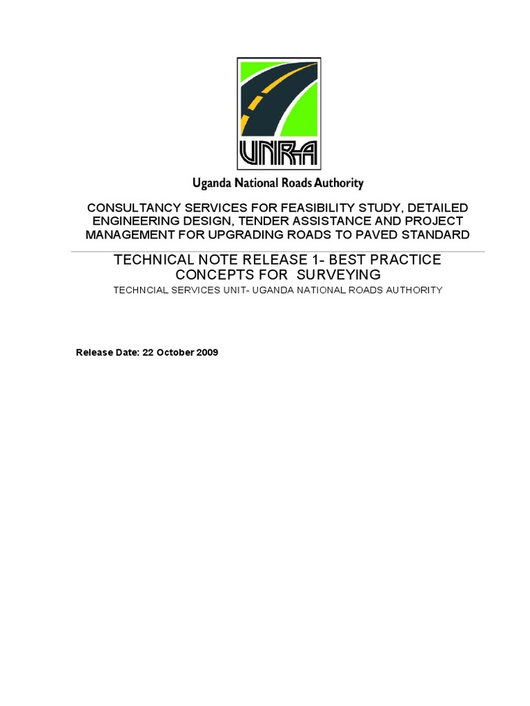 Technical Notes On Surveying-Concept 2 | PDF | Surveying | Topography