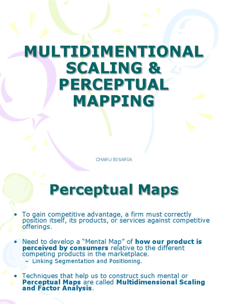 Multidimentional Scaling & Perceptual Mapping | PDF | Perception ...