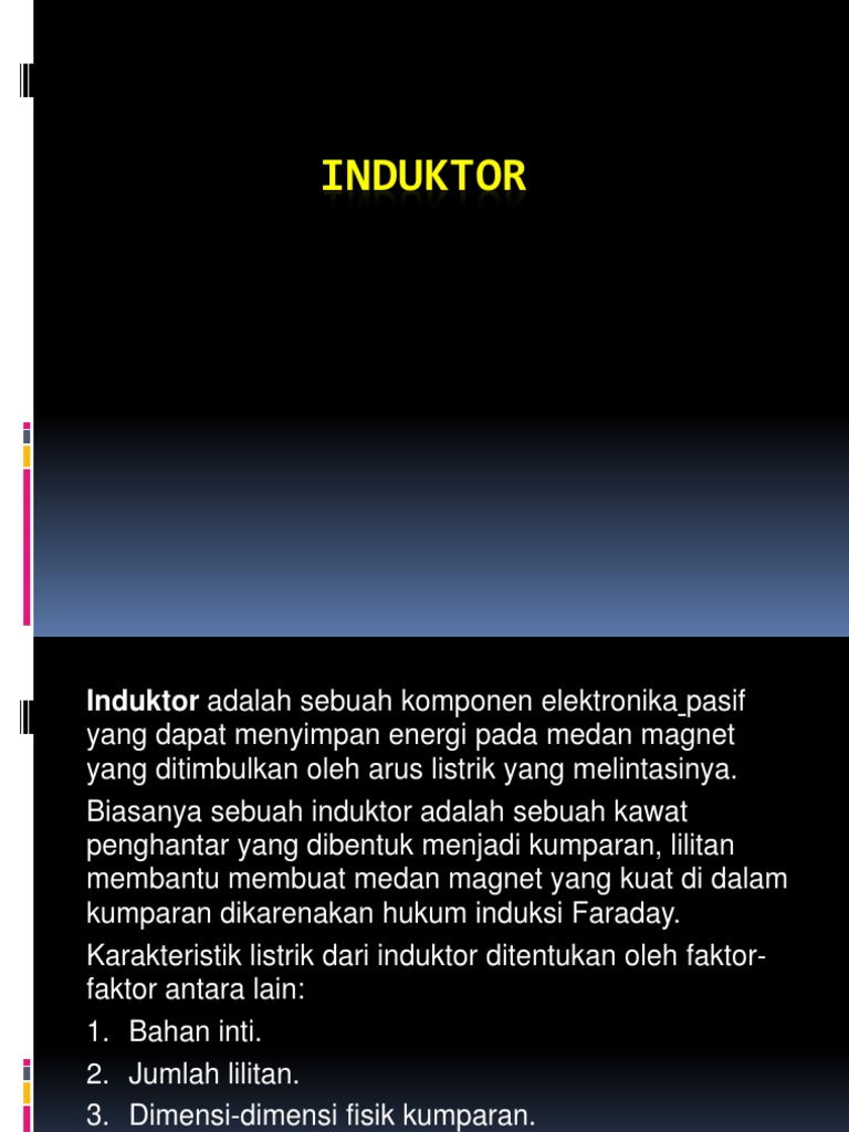 Induktor | PDF