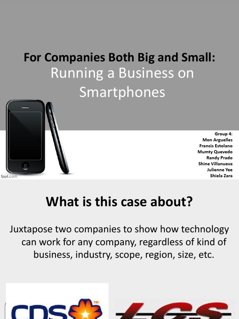 Smartphones Transforming Small Businesses | PDF | I Phone | Blackberry