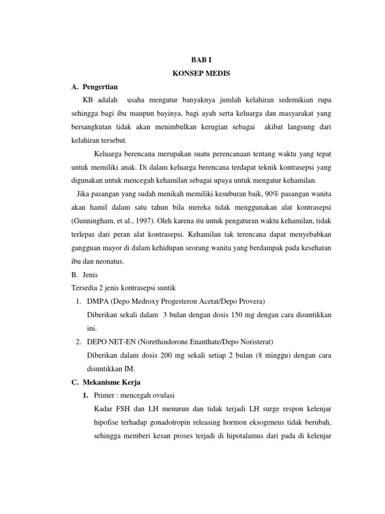 Askep KB Suntik | PDF