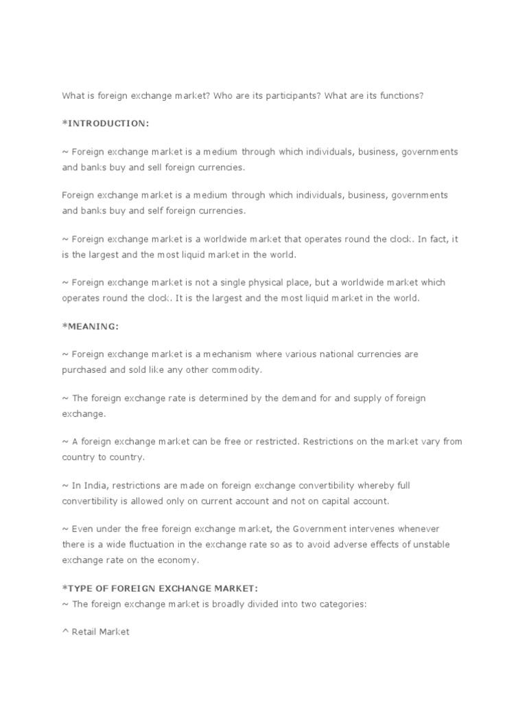 Forex Market Basics | PDF | Foreign Exchange Market | Arbitrage