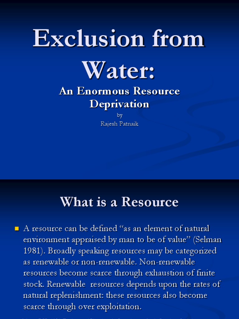 Water Exclusion: Dalits in India | PDF | Resource | Dalit
