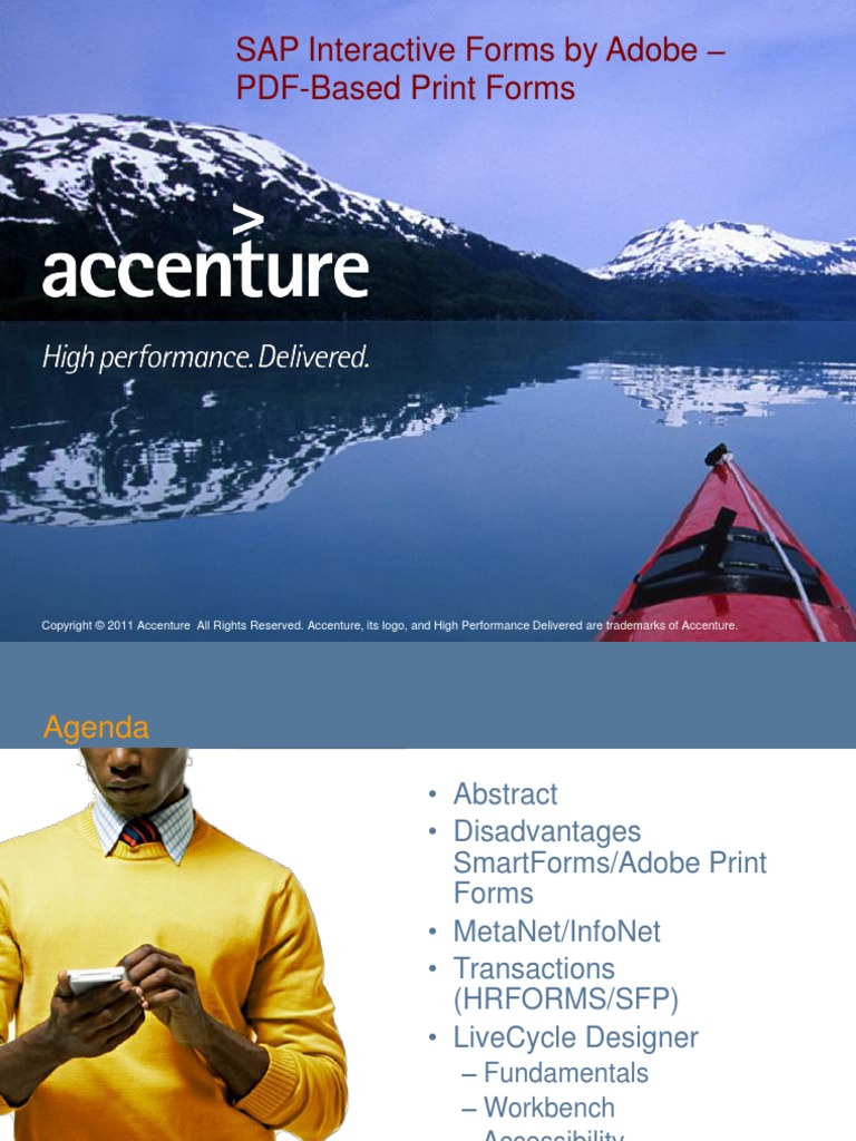 SAP Interactive Forms by Adobe PDF Based Print Forms | PDF | Portable ...