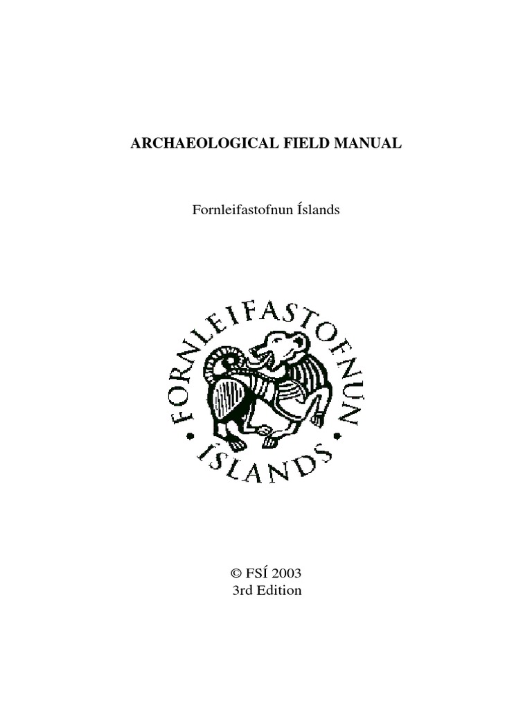 Archaeological Field Manual 3rd Ed | PDF | Excavation (Archaeology ...