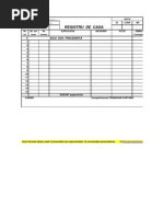 Model Registru de Casa | PDF