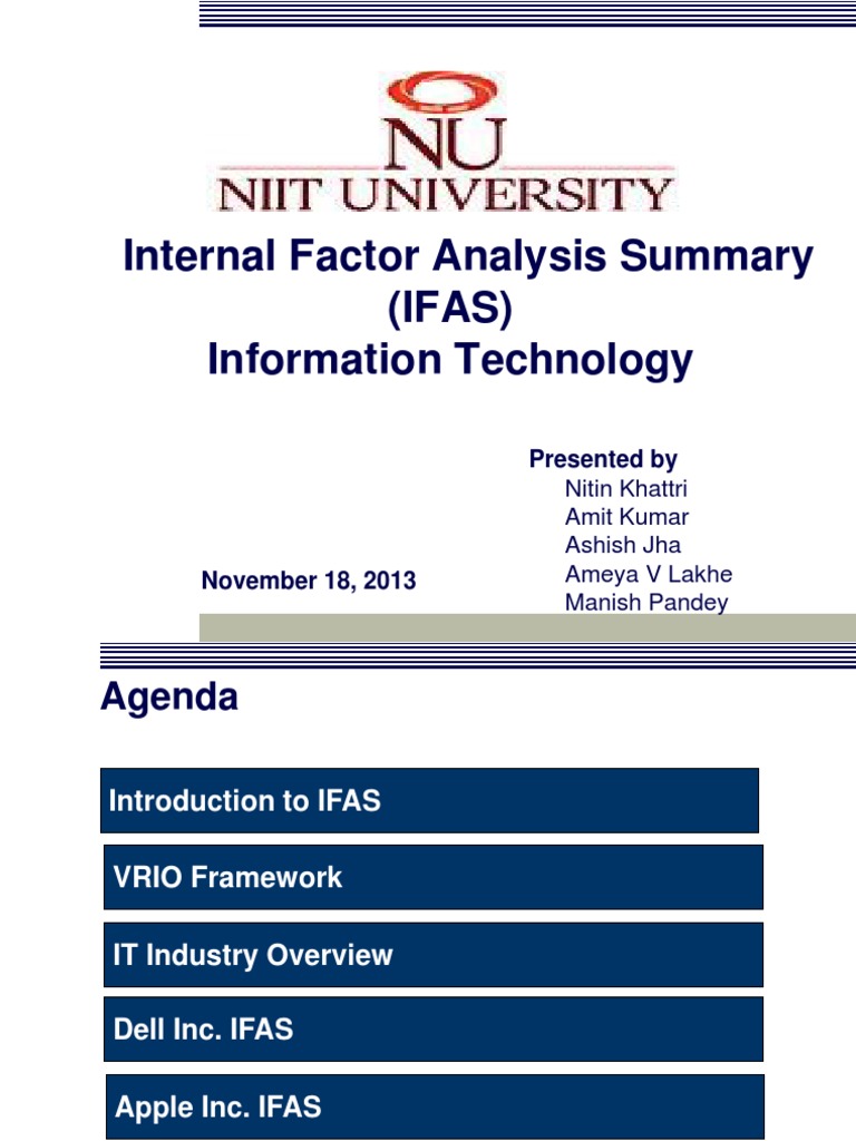 Strategy Analysis-IFAS | PDF | Apple Inc. | Dell